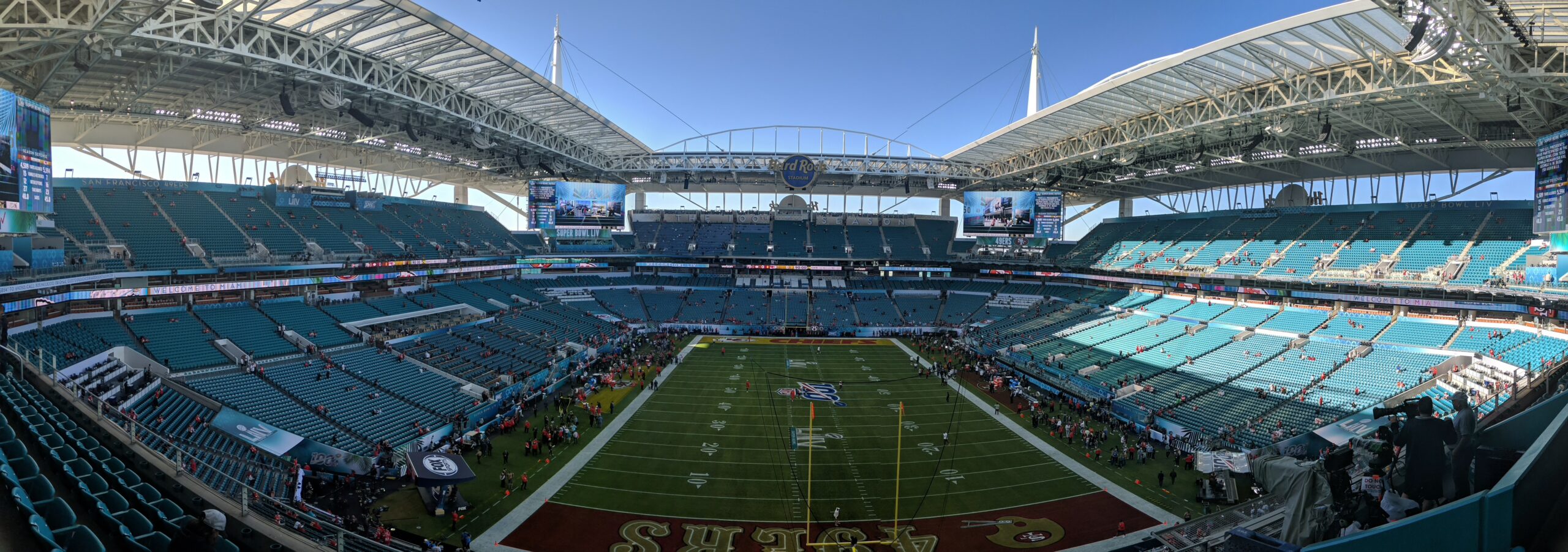NFL Stadium Construction: Hard Rock Stadium Update - Field Control ...
